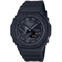 Smartwatch Casio G-SHOCK "GA-B2100-1A1ER", schwarz (schwarz, schwarz, schwarz), Smartwatches, Herren, Smartwatch, Solaruhr, Armbanduhr, Herrenuhr, Stoppfunktion, Weltzeit