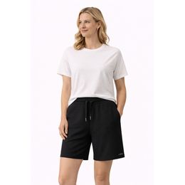 LPO Damen Shorts "Paisley WMN"schwarz, Gr. 40, Web, 49% Polyester. 43% Modal. 8% Elasthan, Hosen, auch in Gro&szlig;en Gr&ouml;&szlig;en erh&auml;ltlich