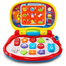 Kindercomputer Vtech "VtechBaby, Entdecker Laptop", bunt, Kindercomputer, KinderB:28cm H:20cm T:22cm, Kunststoff, Kindercomputer, B:28cm H:20cm T:22cm