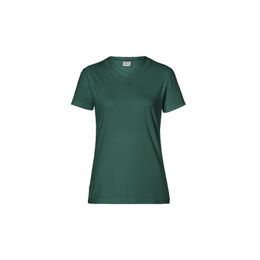 K&Uuml;BLER K&Uuml;BLER Damen T-Shirt "T-Shirt", gr&uuml;n, Gr. L, Obermaterial: 50% Baumwolle CO. 50% Polyester PES., Shirts