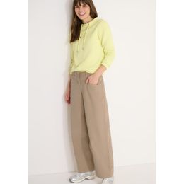 Cecil Damen Cordhosesilbery beige, Gr. 30, unifarben, Web, 98% Baumwolle, 2% Elasthan, Hosen, in Cord-Optik