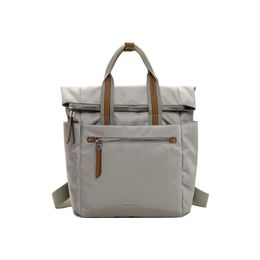 Emily & Noah Rucksack EMILY & NOAH "Rucksack E&N Esther", Damen, Gr. B/H/T: 25cm x 34cm x 13cm, gr&uuml;n (khaki 910), Polyester, Rucks&auml;cke Rucksack