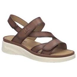 Sandale Josef Seibel "Sevran 05, cognac", Damen, Gr. 41, braun (cognac), Obermaterial: 100% Rindsleder Leather cow., Schuhe Sandale
