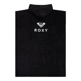 Badeponcho Roxy "Sunny Joy", Damen, grau (anthrazit), Obermaterial:100% Walkfrottier;, Hausm&auml;ntel Badeponcho