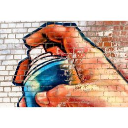 Fototapete papermoon "Graffiti", bunt, B:3,5m L:2,6m, Vlies, Tapeten