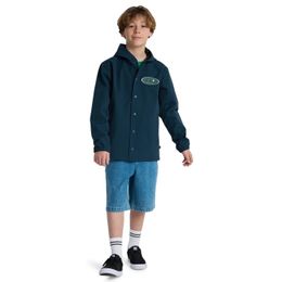 Outdoorjacke Quiksilver "Rain Cloud", Kinder, Gr. 16, blau (schwarz navy), Obermaterial: 65% Walkfrottier, 35% Nylon;, Jacken Outdoorjacke