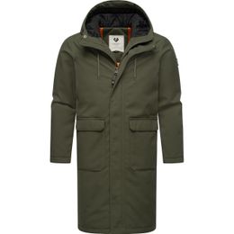 Ragwear Herren Wintermantel "Mr Them Long", gr&uuml;n, Gr. S, Obermaterial: 100% Polyester. Innenfutter: 100% Polyester. Wattierung: 100% Polyester,