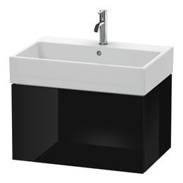 Duravit Waschtischunterschrank L-Cube 68,4x45,9cm, sw hgl, 1 Ausz., wandh&auml;ngend (LC617604040)