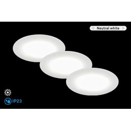 Briloner Leuchten LED Einbauleuchte "FLAT IN", wei&szlig;, neutral, Leuchten, LED Einbauleuchte