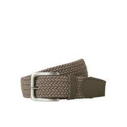 Jack & Jones Stretchg&uuml;rtel JACK & JONES "JACSPRING WOVEN BELT NOOS", Damen, Gr. 105, tan detail:tone in tone, Materialmix, Flechtoptik, unifarben, G&uuml;rtel Stretchg&uuml;rtel, Materialmix, verschiedene L&auml;ngen