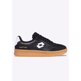 Sneaker Lotto, Herren, Gr. 42, wei&szlig; (schwarz, wei&szlig;), Synthetik, Schuhe Sneaker