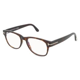Tom Ford FT5898-B Brille Herren | Fassung: Vollrand, Quadratisch, Havanna Dunkel