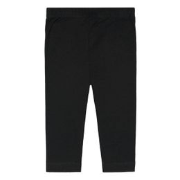 Caprileggings STACCATO, M&auml;dchen, Gr. 104/110, Normalgr&ouml;&szlig;en, schwarz, Oberstoff: 95% Baumwolle, 5% Elasthan., unifarben, Basic, normal, Hosen Caprileggings, Kleinkinder