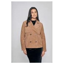 Lederjacke Freaky Nation "Lederjacke-FN", Damen, Gr. XL(42), braun, Oberstoff: 100% Leder. Futter: 100% Baumwolle, normal, Jacken