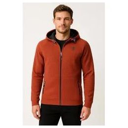Outdoorjacke LPO "Vincent II MN", Herren, Gr. S, picante rot, 100% Polyester, Jacken Outdoorjacke, hochgeschlossener Kragen