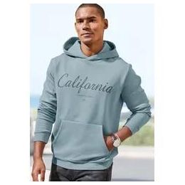 Hoodie John Devin, Damen, Gr. 3XL (64/66), blau, angeraute Sweatware, Obermaterial: 60% Baumwolle, 40% Polyester, unifarben, regular fit normal, Rundhals, angesetztes B&uuml;ndchen, Sweatshirts Hoodie, Sweatshirt mit coolem Druck, aufgesetzter Tasche und Kapuze