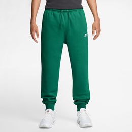 Sporthose Nike Sportswear "M NK CLUB BB JOGGER", Damen, Gr. XS, N-Gr, malachite, Obermaterial: 80% Baumwolle, 20% Polyester, Hosen Sporthose, aus angerautem Fleece, mit elastischem Bund und Kordelzug
