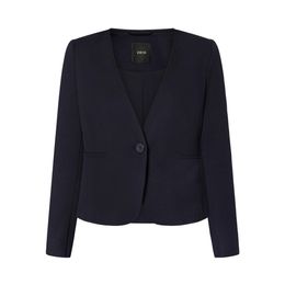 Jackenblazer Zero "Blazer mit Paspeltaschen", Damen, Gr. 34, gr&uuml;n (hydrangea), Obermaterial: 75% Polyester PES. 21% Viskose CV. 4% Elasthan EL., Blazer Jackenblazer