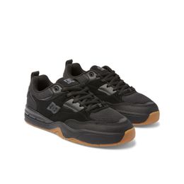 Sneaker DC Shoes "DC Ascend", Herren, Gr. 6(38), schwarz (schwarz, schwarz, gum), Obermaterial:Obermaterial: Leder (Kuh) / Futter: Textil / Au&szlig;ensohle: Gummi;, Schuhe Sneaker