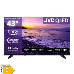 JVC Fernseher 43 Zoll LT-43VRQ3555 Fire TV 4K QLED Smart TV mit Dolby Vision HDR, Dolby Atmos und Alexa Built-In