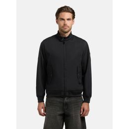 Bomberjacke Khujo "Agano", Herren, Gr. XXL (56), schwarz, Obermaterial: 65% Polyester, 35% Baumwolle. Innenfutter: 100% Polyester, gerade h&uuml;ftlang, hoch geschlossener Ausschnitt, eng Rippstrickb&uuml;ndchen, Jacken Bomberjacke, Coole Herren &Uuml;bergangsjacke