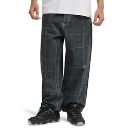 Relax-fit-Jeans DC Shoes "Baggy Wired", Herren, Gr. 31(S/M) / L&auml;nge 32(M), L&auml;nge 34, wirot 32 schwarz, Obermaterial: 75% Walkfrottier, 25% Walkfrottier;, Jeans Relax-fit-Jeans