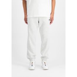 Jogginghose Alpha Industries "Basic Jogger SL II", Herren, Gr. XXL, Normalgr&ouml;&szlig;en, pastel grau melange, Obermaterial: 80% Baumwolle, 20% Polyester, Hosen Jogginghose