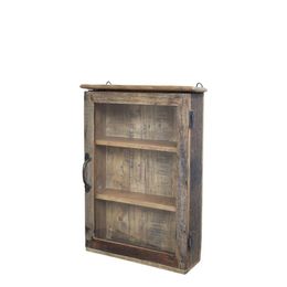 Chic Antique Grimaud Wandschrank mit Regalen H&ouml;he 60, L&auml;nge 40, Breite 13 cm skandinavische Deko Online Shop