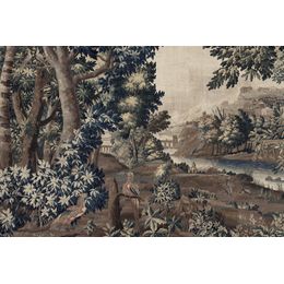 Livingwalls Fototapete LIVING WALLS "Walls by Patel Gobelin Gallery", blau (blau2), B:4m L:2,7m, Vlies, Tapeten, Vlies, Wand