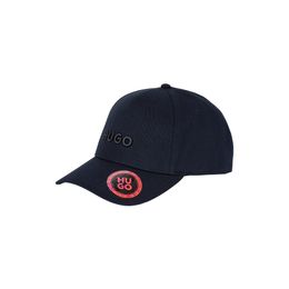 Baseball Cap Hugo, Herren, blau (dunkelblau 405), Twill, Baumwolle, unifarben, Caps, mit 3D Logostickerei, verstellbarer Verschluss, unisex