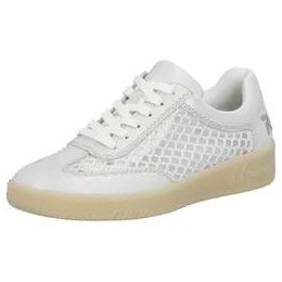 Sneaker Rieker, Herren, Gr. 41, wei&szlig;, Lederimitat, Schuhe Sneaker, Schn&uuml;rschuh, Halbschuh, Freizeitsneaker