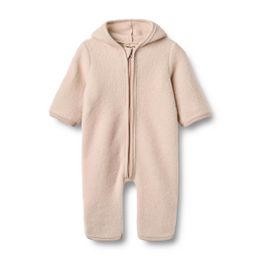 Jumpsuit Wheat "Wheat Wool Fleece Suit Ata", M&auml;dchen, Gr. 50, pale lila, 100% Wolle, unifarben, normal, Overalls Jumpsuit