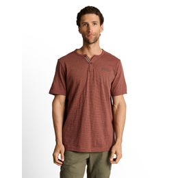 Tom Tailor Damen T-Shirtorange tarmac grau fine stripe, Gr. XL, gestreift, Single Jersey, Obermaterial: 60% Baumwolle, 40% Polyester, Shirts, mit