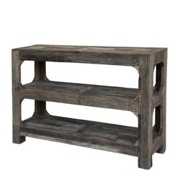 Chic Antique Grimaud Regal aus Recycle-Holz H80/L120/B40 cm natur skandinavische Deko Online Shop