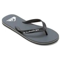 Sandale Quiksilver "Molokai Core", Herren, Gr. 10 (43), grau (grau 1), Obermaterial:Obermaterial: Synthetikmaterial / Au&szlig;ensohle: Moosgummi;, Schuhe Sandale