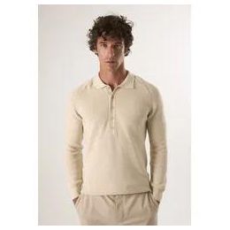 Polokragenpullover FELIX HARDY "Pullover mit Rollkragen und Kn&ouml;pfen", Herren, Gr. XL, beige, 100% Baumwolle, Pullover