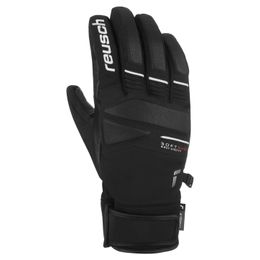 Reusch Damen Skihandschuhe "Thunder R-TEX XT", grau, Gr. 9,5, unifarben, 80% Polyester, 14% Ziegenleder, 3% Lederimitat, 3% Elasthan, Handschuhe, mit