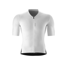 Gonso Herren Radtrikot "SITIVO Jersey Red M", wei&szlig;, Gr. L, 45% Polyamid, 35% Polyester, 20% Elasthan, Trikots, Herren Fahrradtrikot kurzarm,