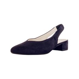 Gabor Damen Pumps "Gabor Pumps Leder", Gr. 38,5, blau, Leder, Schuhe