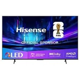HISENSE QLED-Fernseher "75E77Q PRO", Energieeffizienz: E (A-G), transparent (schwarz), 75, Fernseher, 4K UHD QLED