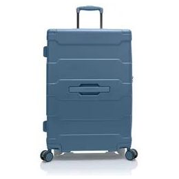 Hartschalen-Trolley Heys "ReNew, verschiedene Gr&ouml;&szlig;en und Farben", Gr. B/H/T: 43cm x 65,5cm x 27,7cm 81 l, blau (ocean), Kunststoff, clean, matt, Basic, Koffer, herausnehmbares Innenfutter Volumenerweiterung 5 Jahre Garantie
