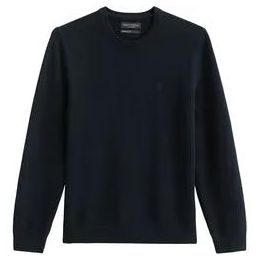 Marc O'Polo Sweater MARC O'POLO "Strickpullover Pullover Regular Small-Logo 1er Pack", Herren, Gr. 3XL, blau, Obermaterial: 100% Baumwolle CO., Sweatshirts Sweater