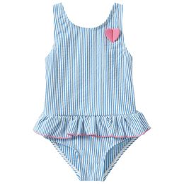 Topomini Baby Badeanzug mit Seersucker-Struktur