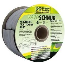 Petec Karosserie-Dichtschnur Buthyl (10mm x 10m) 87510 Dichtstoff,Karosseriedichtstoff schwarz 10mm