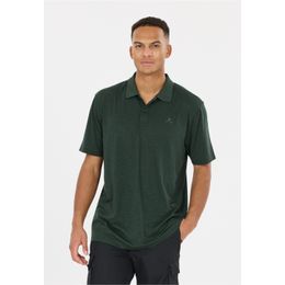 WHISTLER Herren Langarm-Poloshirt "Vale", gr&uuml;n, Gr. XL, unifarben, 97% Polyester, 3% Elasthan, Shirts, Aus leichtgewichtigem Material