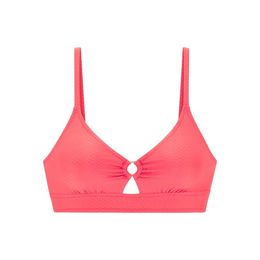 Bruno Banani Triangel-Bikini-Top 'Kiara' orange Gr. 34 Cup C/D. Mit Zierring. Ohne St&auml;bchen Und Ohne B&uuml;gel. Nachhaltig.