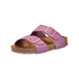 Hausschuh Haflinger "Haflinger Hausschuhe Leder", Herren, Gr. 38, pink, Leder, Schuhe Hausschuh
