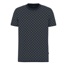 JOOP! JOOP Damen T-Shirt "Victormanuel"dunkelblau, Gr. S, unifarben, Single Jersey, Obermaterial: 50% Baumwolle, 50% Lyocell, Shirts, Cornflower Allover