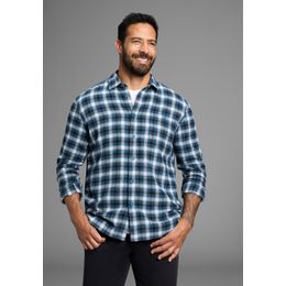 MAN'S WORLD MAN'S WORLD Herren Flanellhemd, gr&uuml;n, Gr. XXXL, kariert, Flanell, Obermaterial: 100% Baumwolle, Hemden, Karomuster