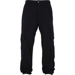 DEF Herren Cargohose "DEF Herren DEF Cargopant"schwarz, Gr. 36, unifarben, 97% Baumwolle, 3% Elasthan, Hosen